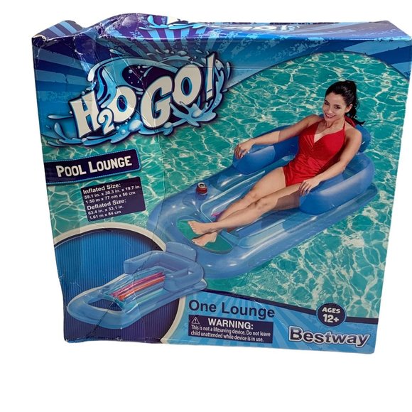 Toys | Bestway H2o Go Pool Float Lounge Inflatable Adult Lie Down ...